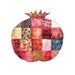 10 Pomegranates Clipart Bundle, PNG & JPG, Printable Patchwork ...