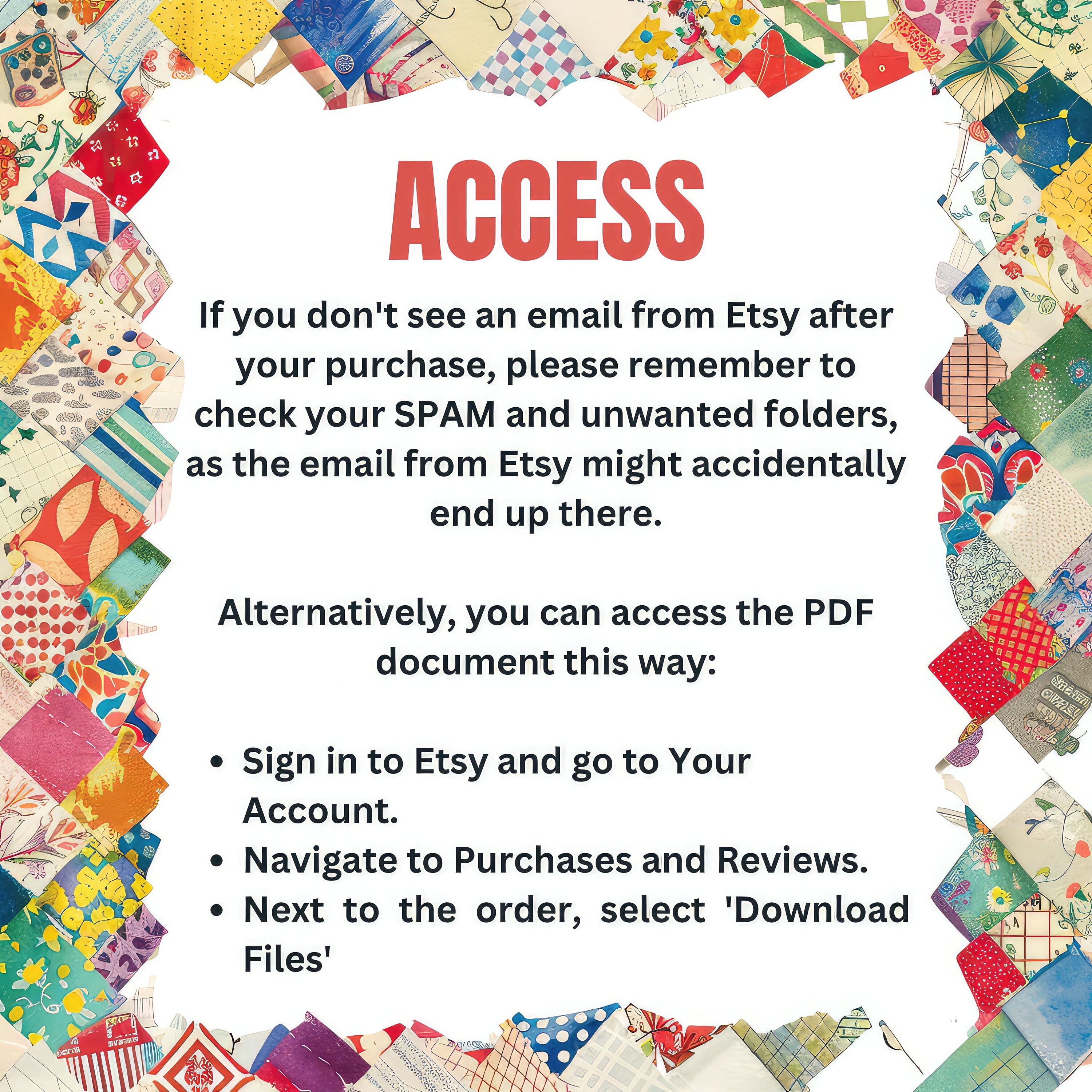 Whole Store Discount Bundle, PNG & JPG, Printable Patchwork Clipart ...