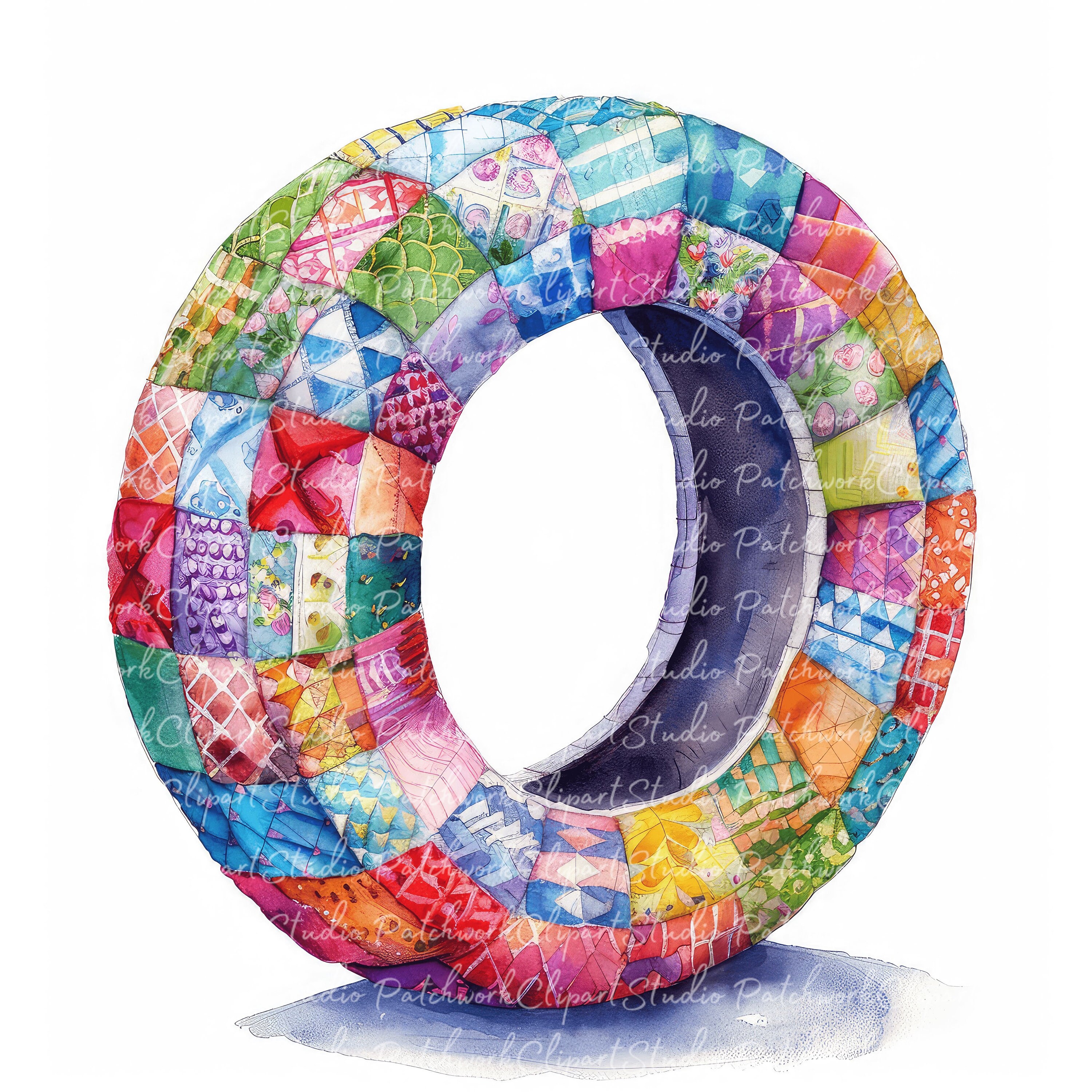 10 Tires Clipart Bundle, PNG & JPG, Printable Patchwork Tire ...