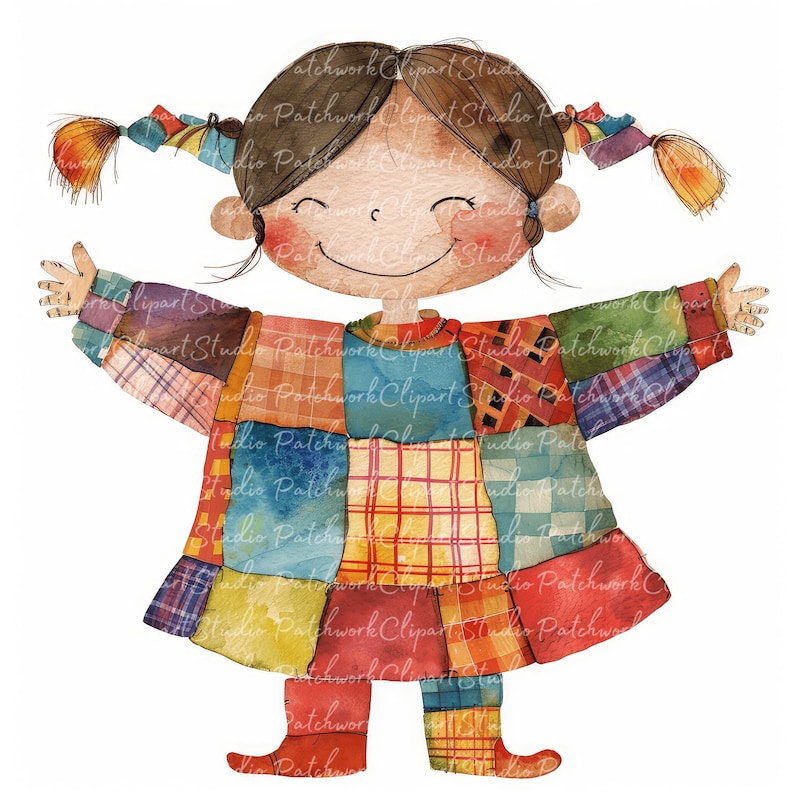 Girl Patchwork Quilt - Etsy UK