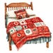 10 Quilted Red Winter Blanket Clipart Bundle, PNG & JPG, Printable ...