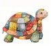 10 Turtle Clipart Bundle, PNG & JPG, Printable Patchwork Turtles ...