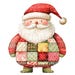 10 Santa Claus Clipart Bundle, PNG & JPG, Printable Patchwork ...