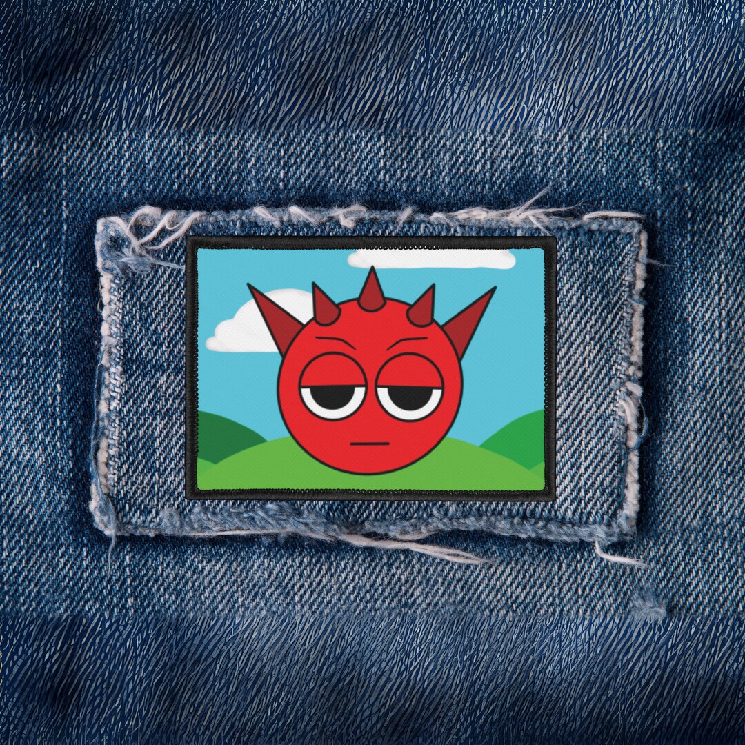 Iron on Patch for Backpack, Sprunki Character Patch for Jacket, Cartoon ...