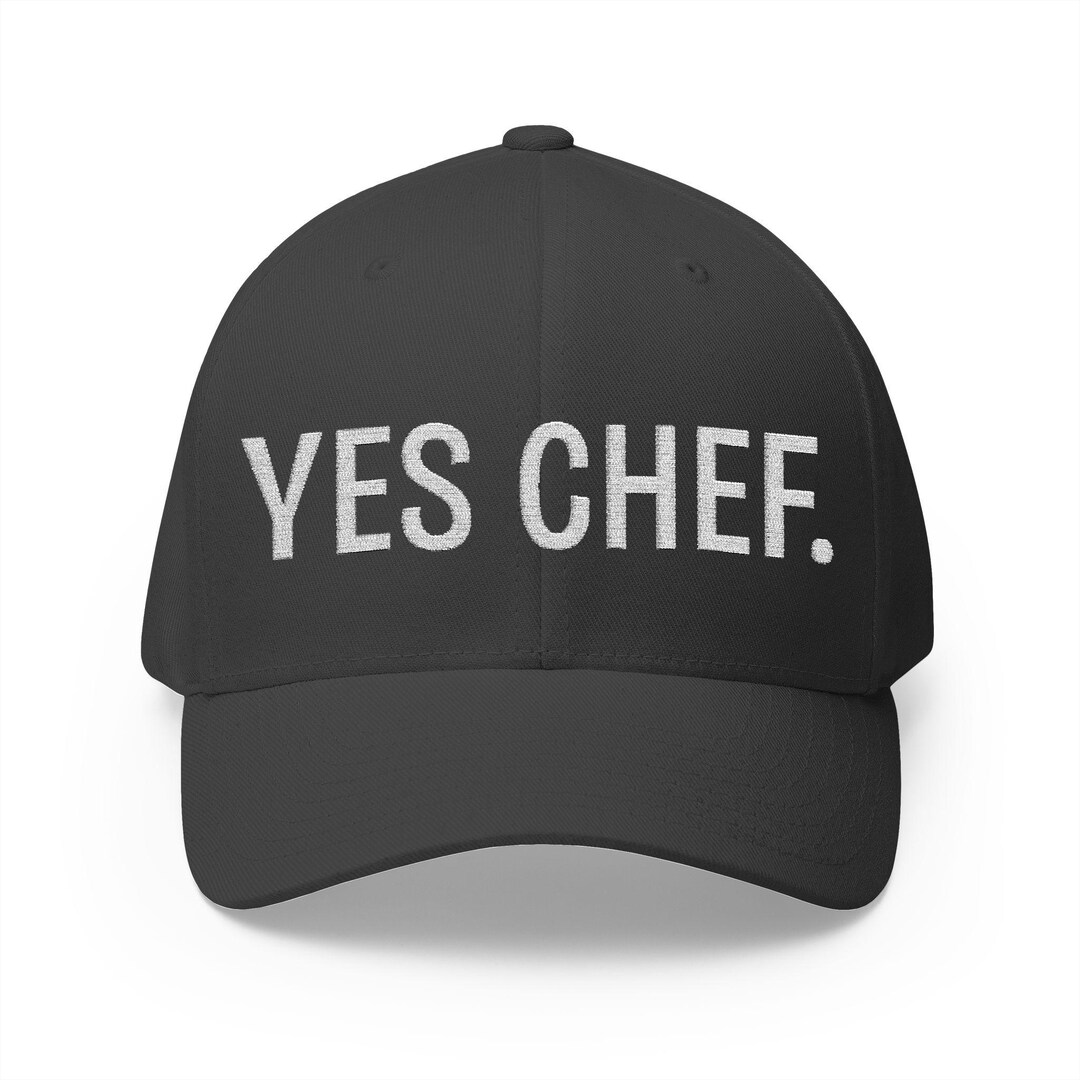 Embroidered Chef Hat, Yes Chef, Cooking Cap, Custom Chef Hat ...