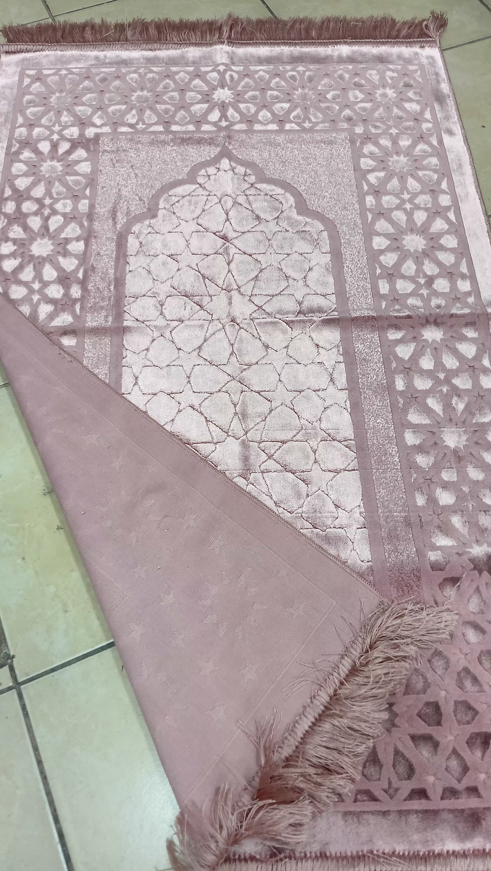 Pink Prayer Mat, Velvet Prayer Mat, Cildren's Prayer Mat, Gift for Her ...