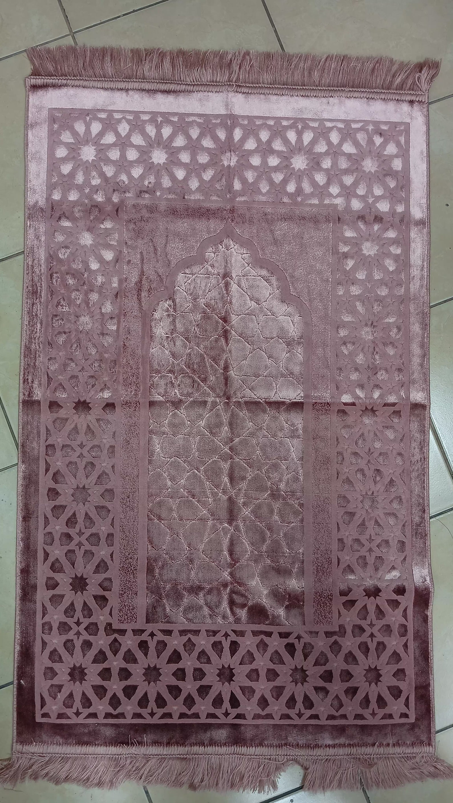 Pink Prayer Mat, Velvet Prayer Mat, Cildren's Prayer Mat, Gift for Her ...