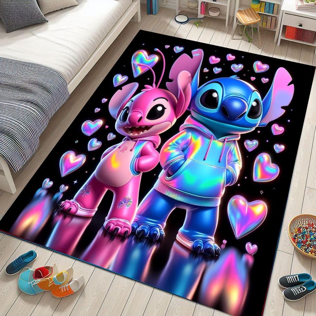 Custom Cartoon Character Rug: Washable Kids Room Decor - Etsy