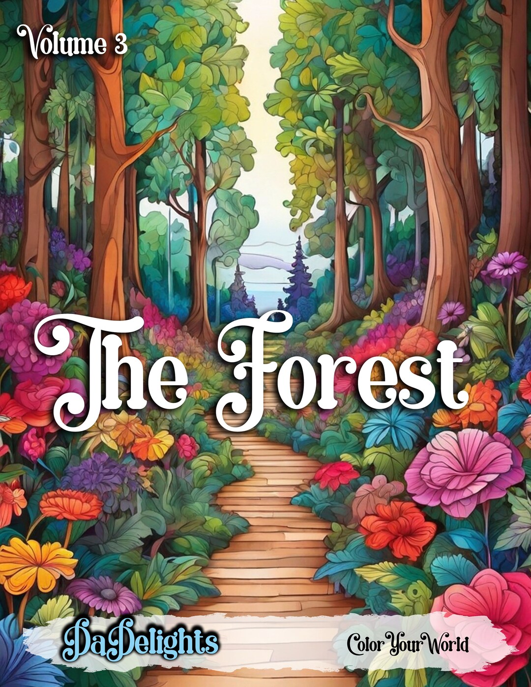 The Forest Volume 3 Coloring Book Pages Edit, Print, Save From Canva ...