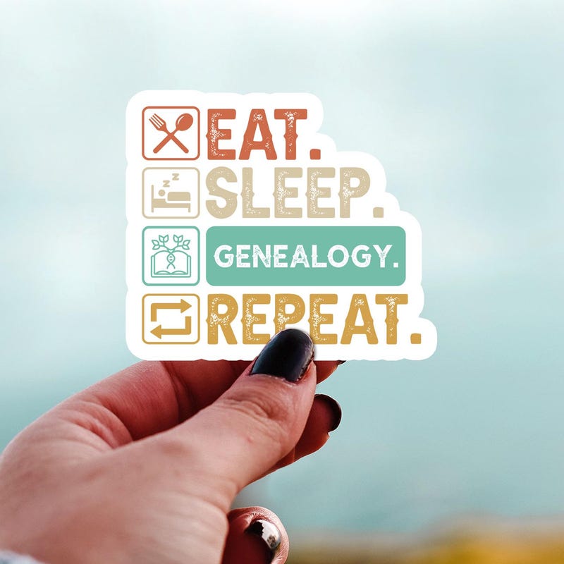 Genealogy Stickers - Etsy