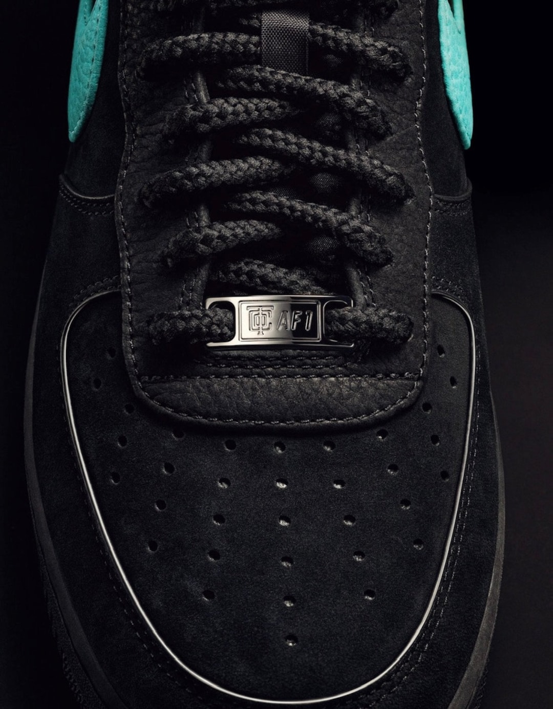 T&C Air Force 1 AF1 Custom Shoelace Dubrae Charm Buckle Silver Mirror ...