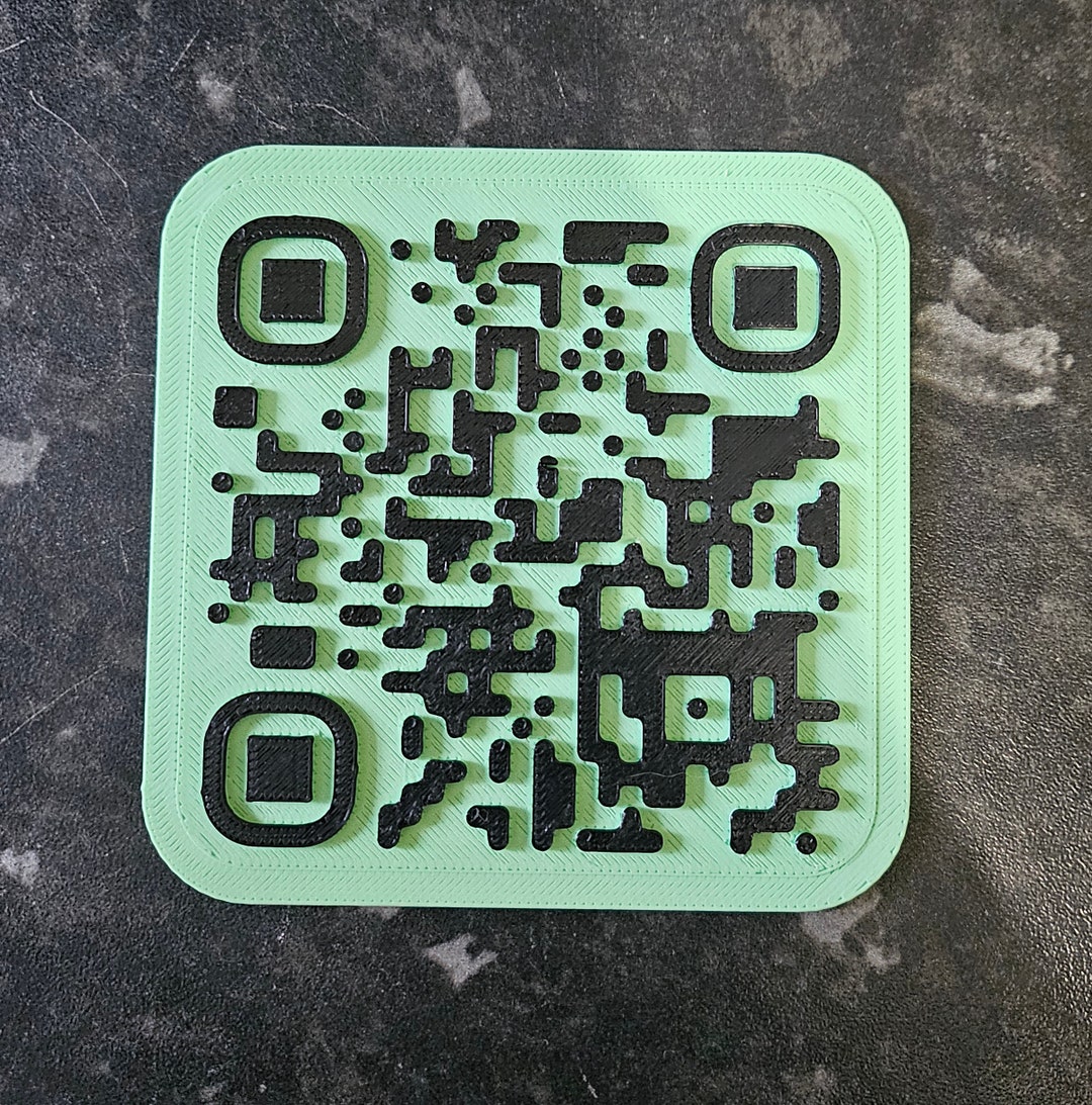 Custom 3D Printed QR Codes - Etsy