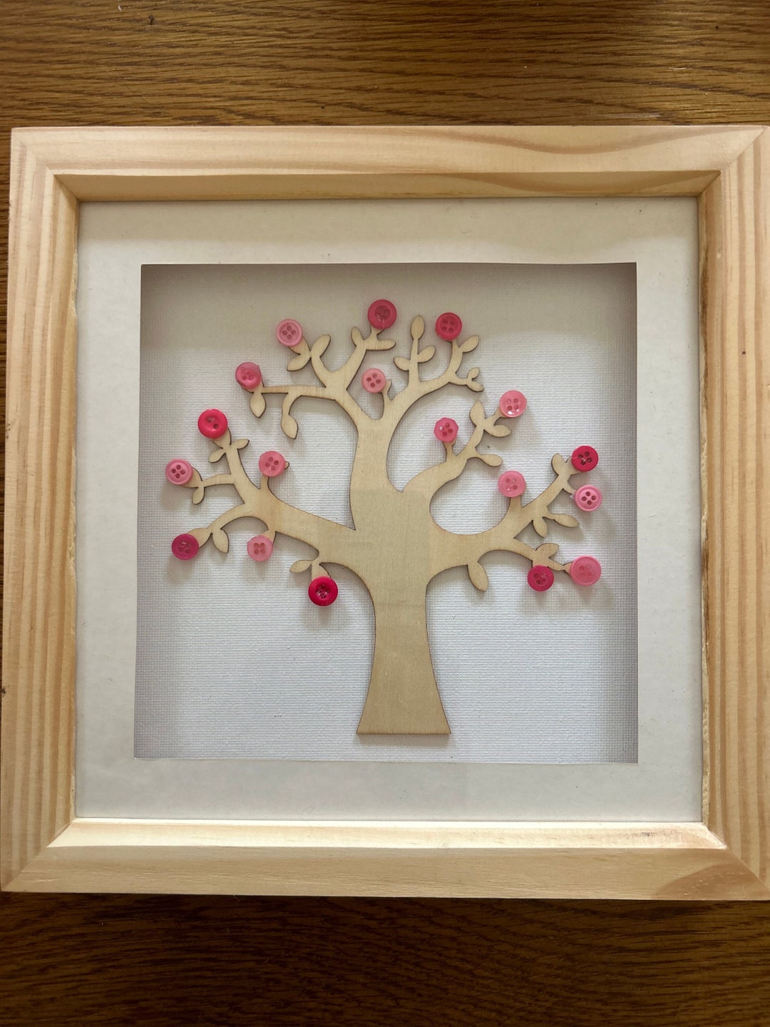 Button Tree Wall Art - Etsy