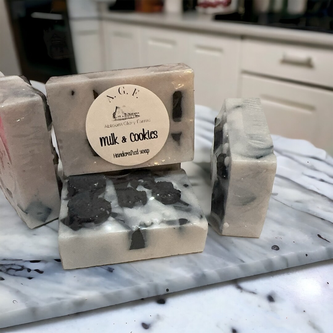 Handcrafted Milk & Cookies Soap Bar - Etsy