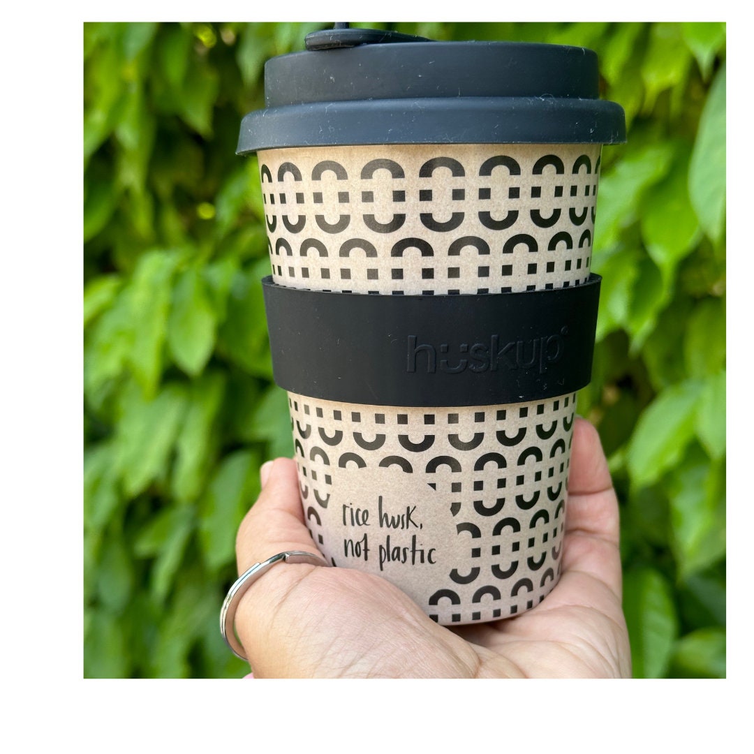 Reusable Coffee Cup Made From Rice Husk Travel Cup Sustainable Eco ...