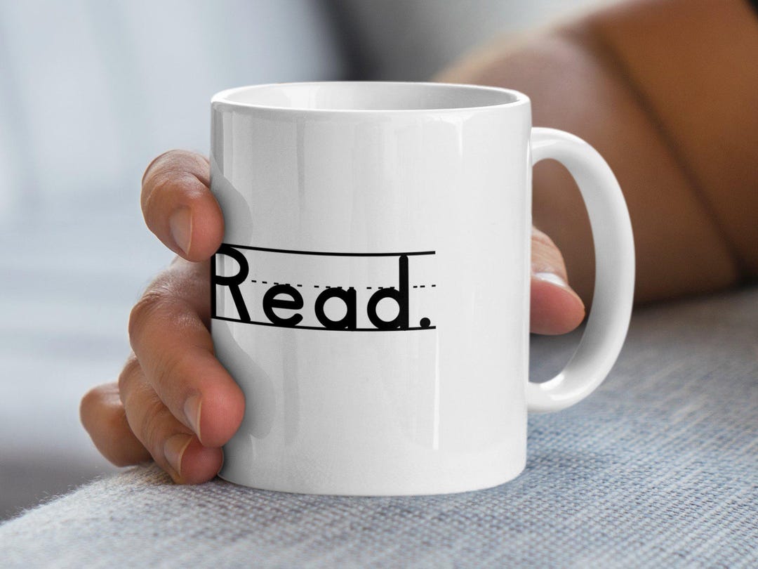 1 "read." Mug. Bookish, Funny Reading Cup, Book Mug, Librarian Gifts ...