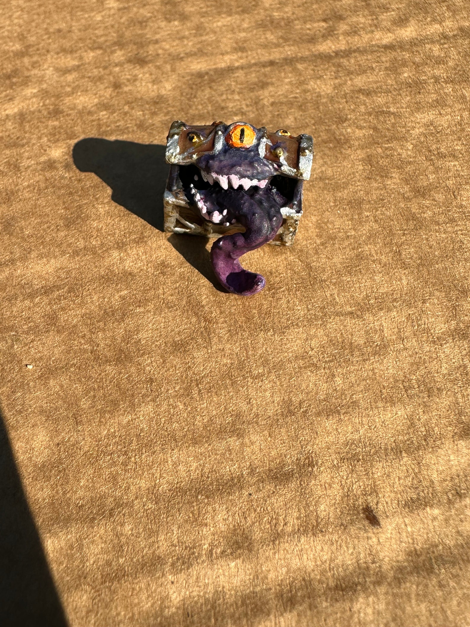 Hand Painted Mimic Miniature With Matching Chest - Etsy