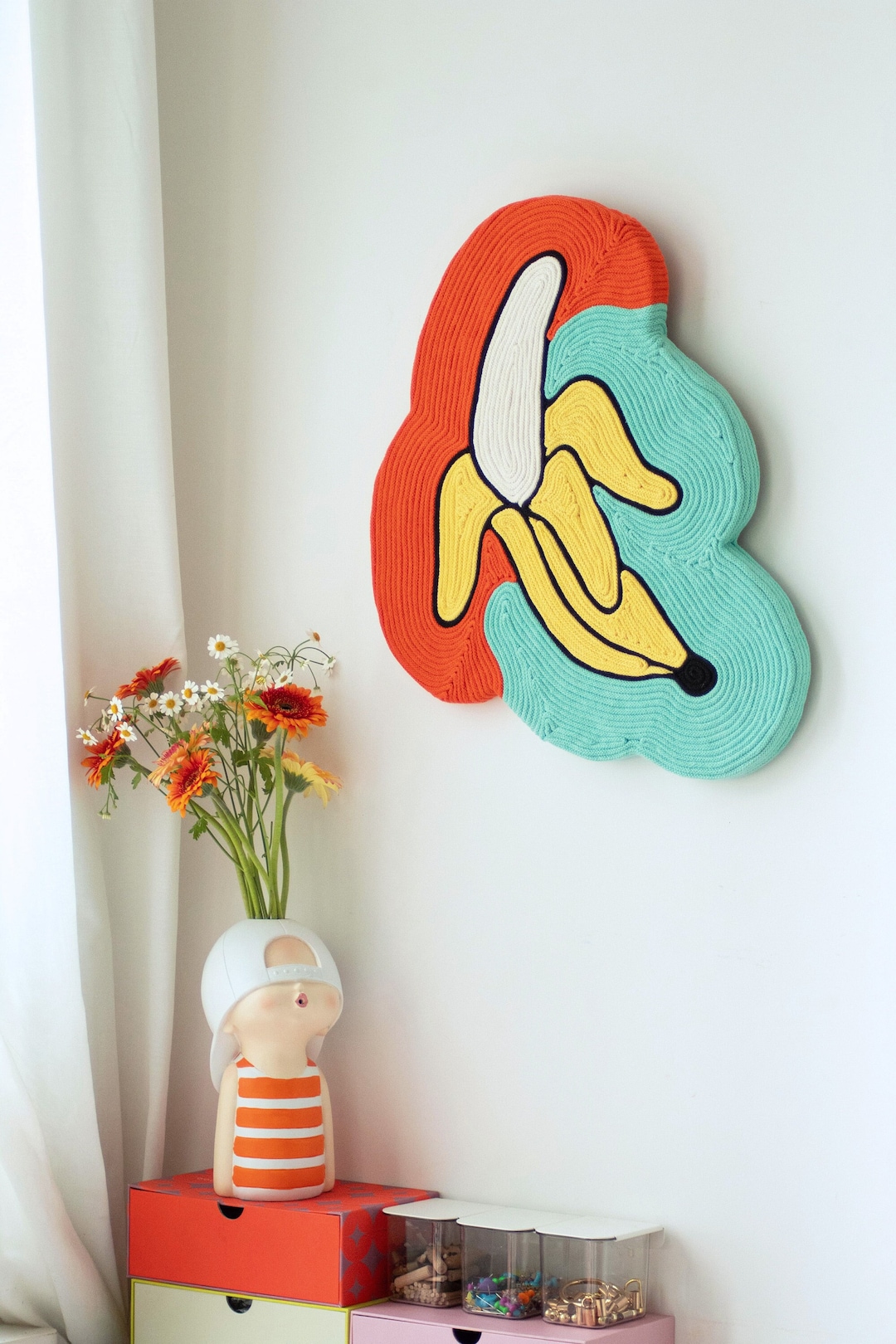 BANANA BOY in Funky Style Unique Large 3D Wall Decoration With Banana ...