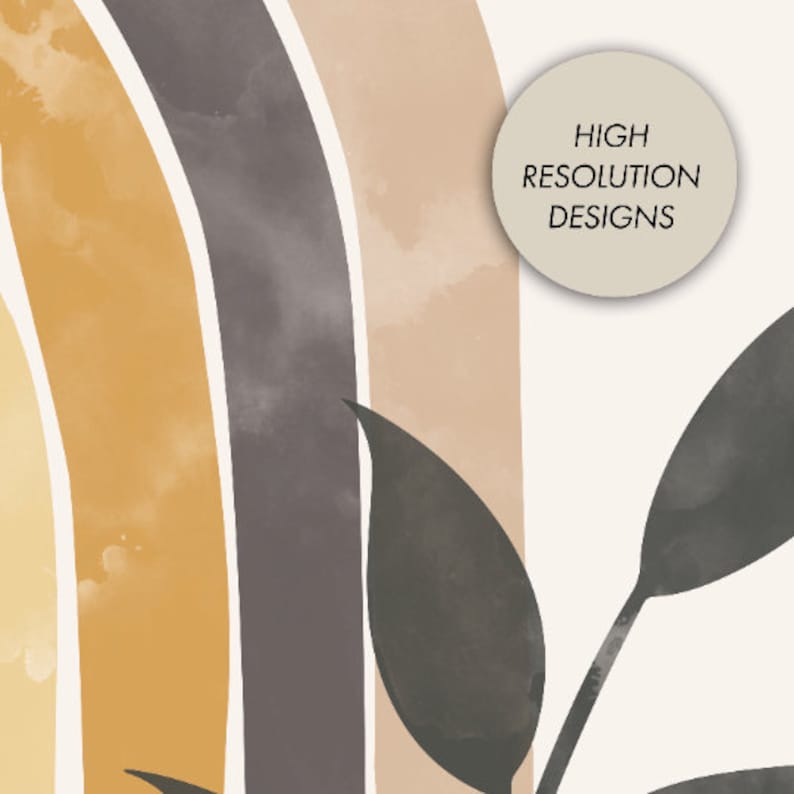 Christian Neutral Abstract Art, Christian Gallery Art Bundle Set of 6 ...