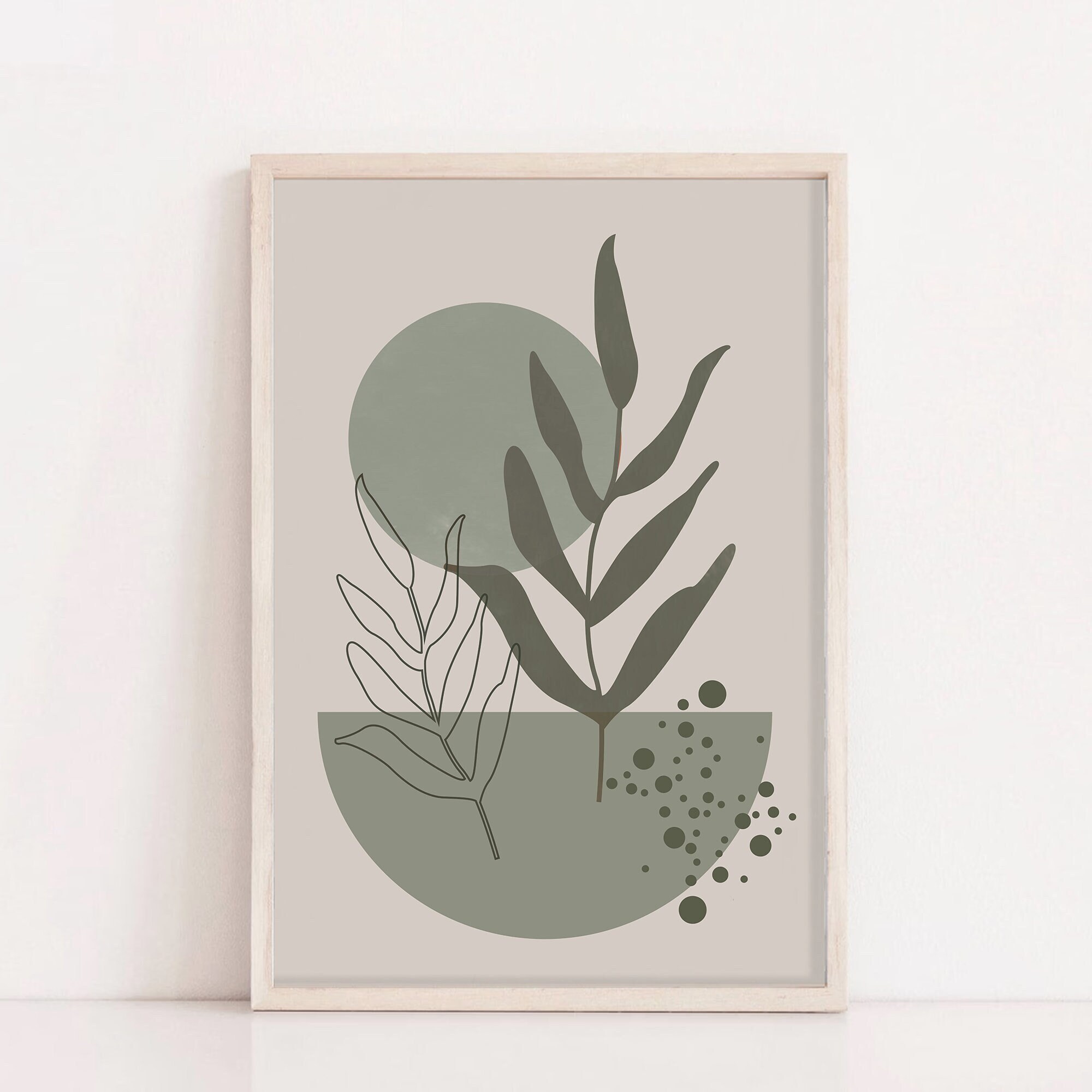 Boho Christian Wall Art Set of 3 Abstract Prints, Christian Nursery ...