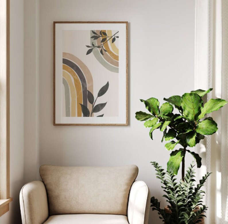 Christian Neutral Abstract Art, Christian Gallery Art Bundle Set of 6 ...