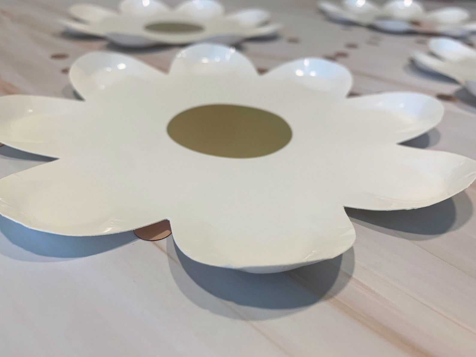 Daisy Paper Plate Dinner Daisy Party Dessert Plate Set Daisy Plate ...