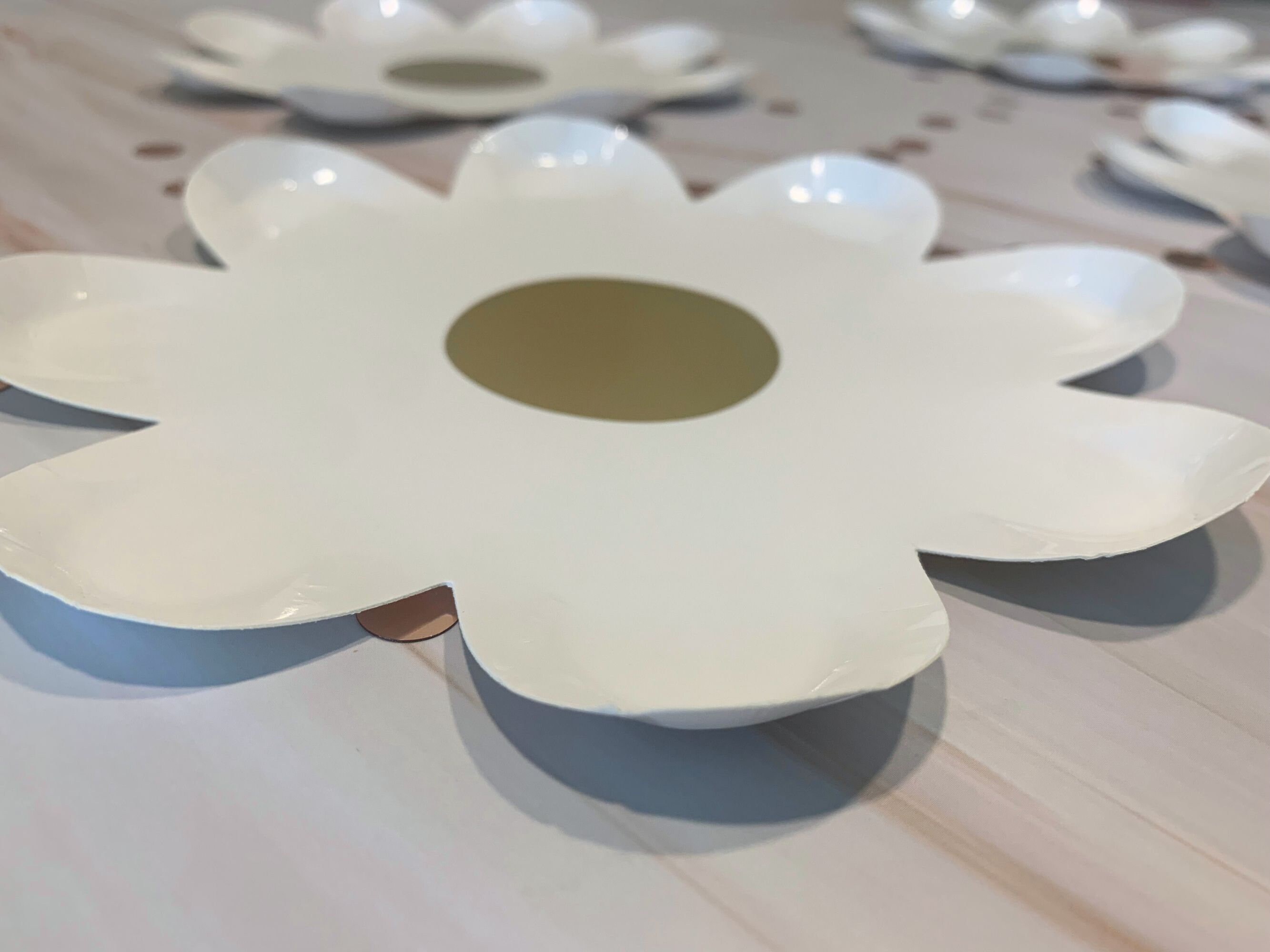 Daisy Paper Plate Dinner Daisy Party Dessert Plate Set Daisy Plate ...