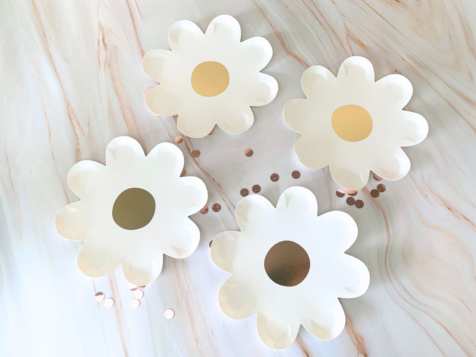 Daisy Paper Plate Dinner Daisy Party Dessert Plate Set Daisy Plate ...