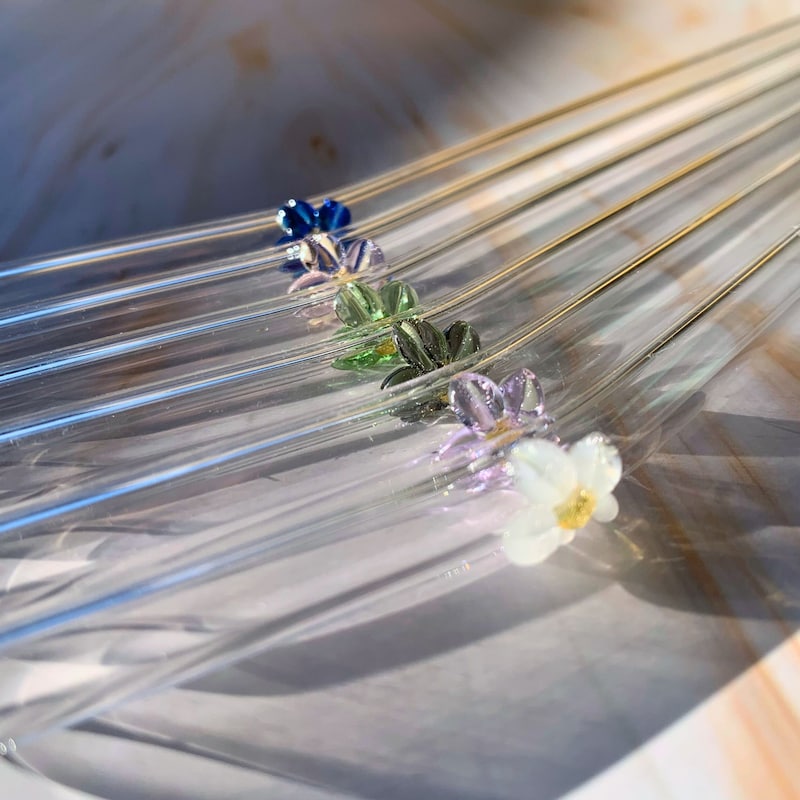 Floral Paper Straws - Etsy