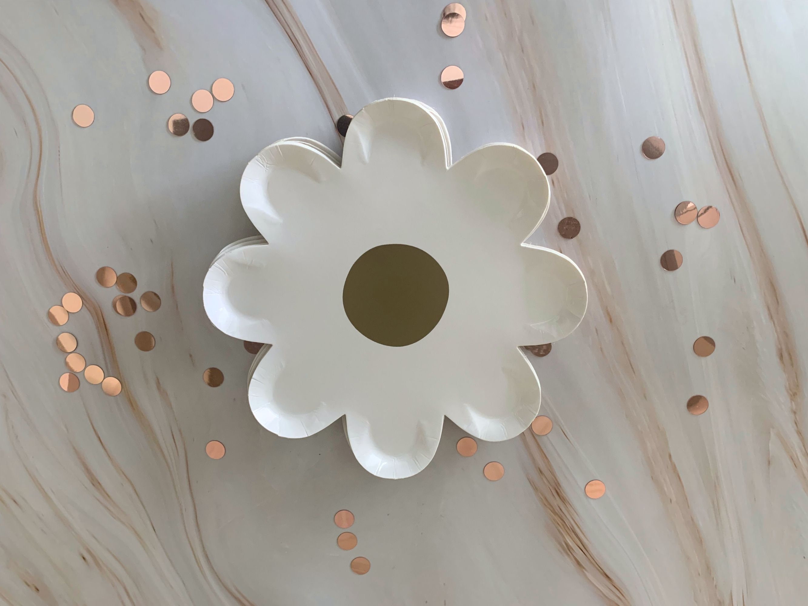 Daisy Paper Plate Dinner Daisy Party Dessert Plate Set Daisy Plate ...