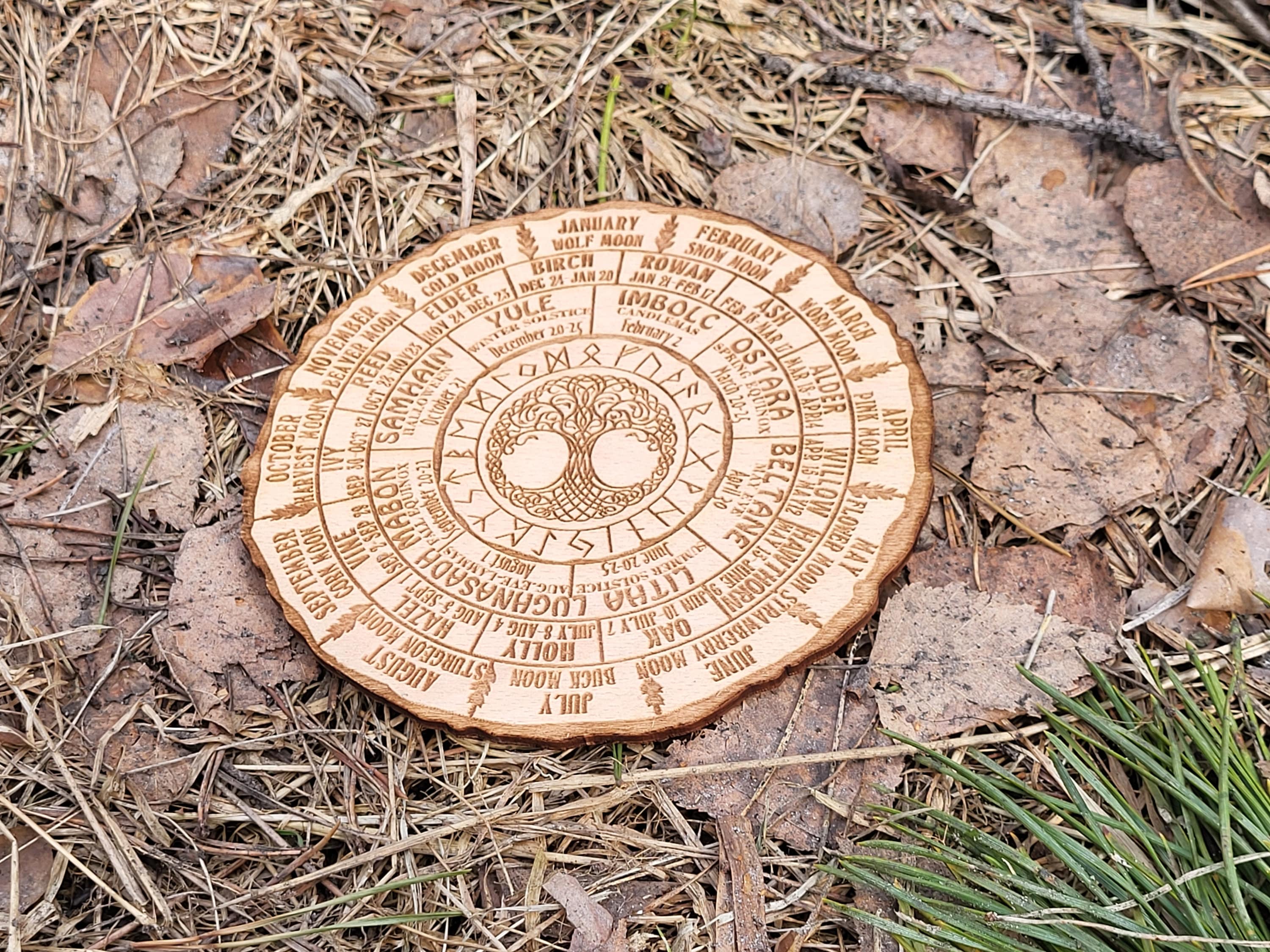 Wheel of the Year / Celtic Tree Calendar / Wheel of Life / Tree of Life ...
