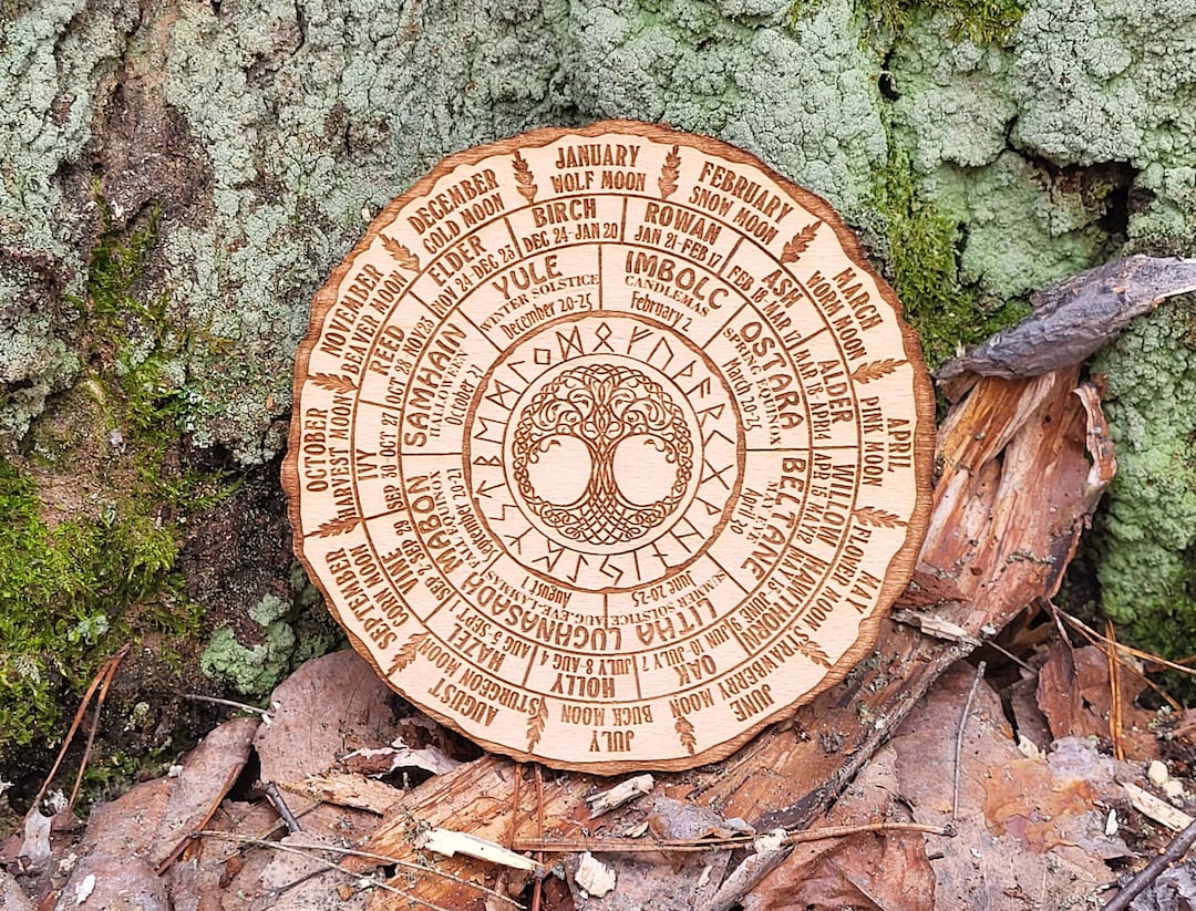 Wheel of the Year / Celtic Tree Calendar / Wheel of Life / Tree of Life ...