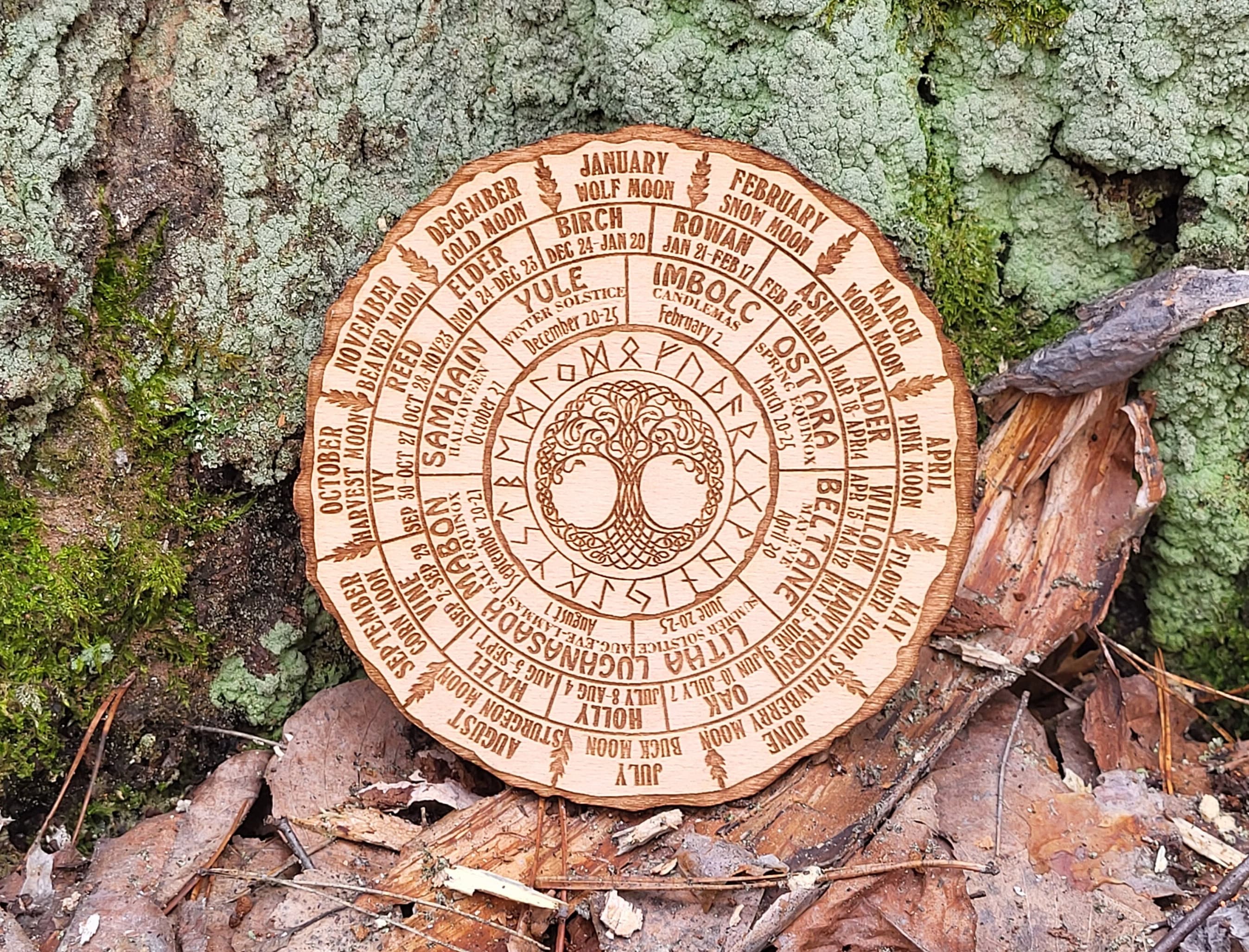 Wheel of the Year / Celtic Tree Calendar / Wheel of Life / Tree of Life ...