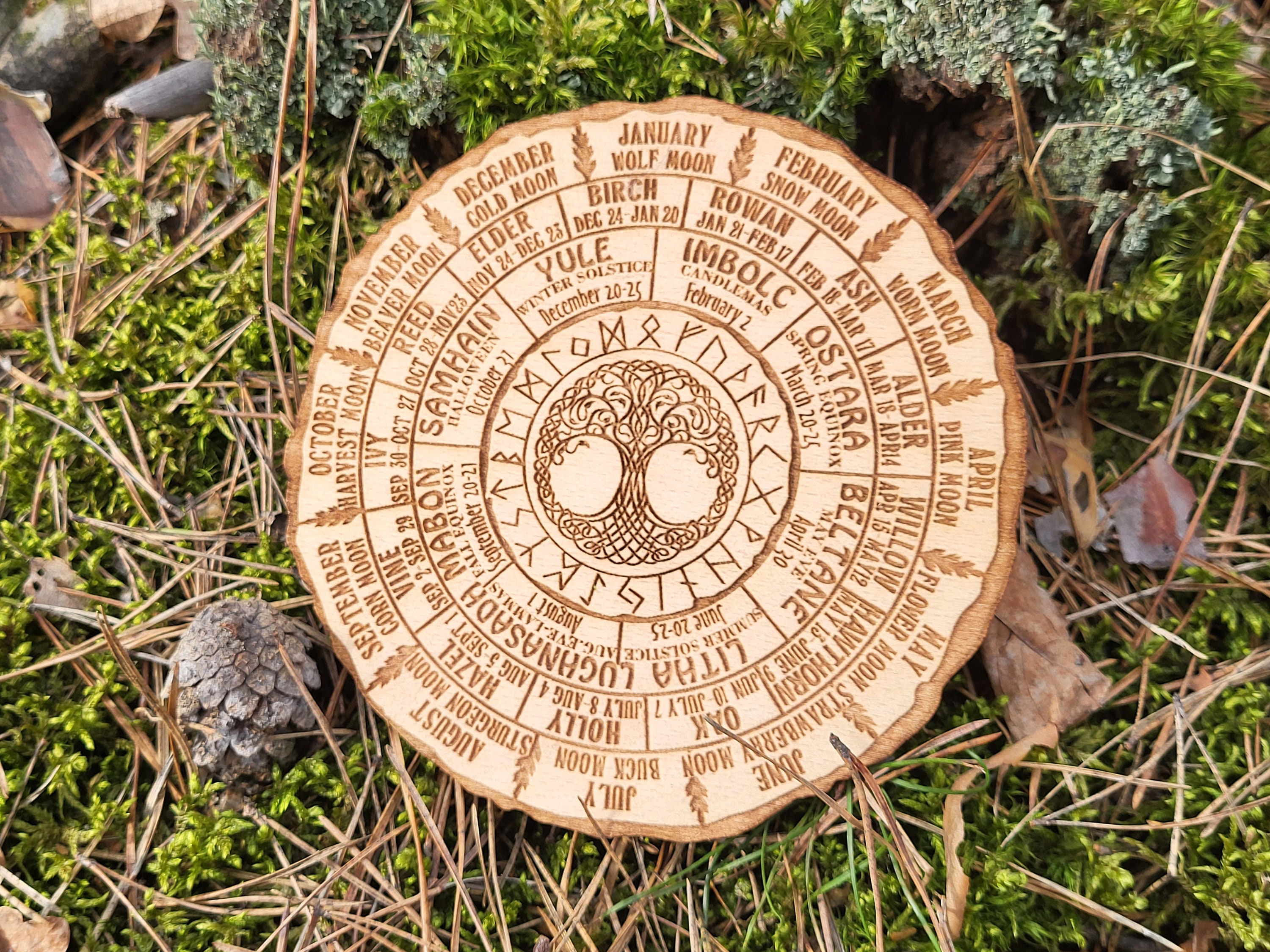 Wheel of the Year / Celtic Tree Calendar / Wheel of Life / Tree of Life ...