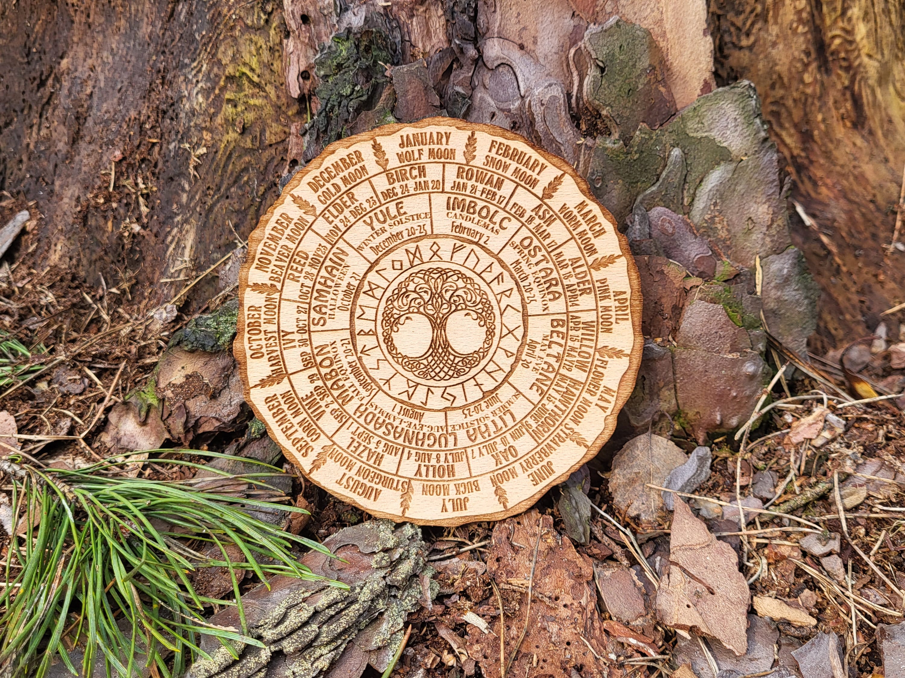 Wheel of the Year / Celtic Tree Calendar / Wheel of Life / Tree of Life ...