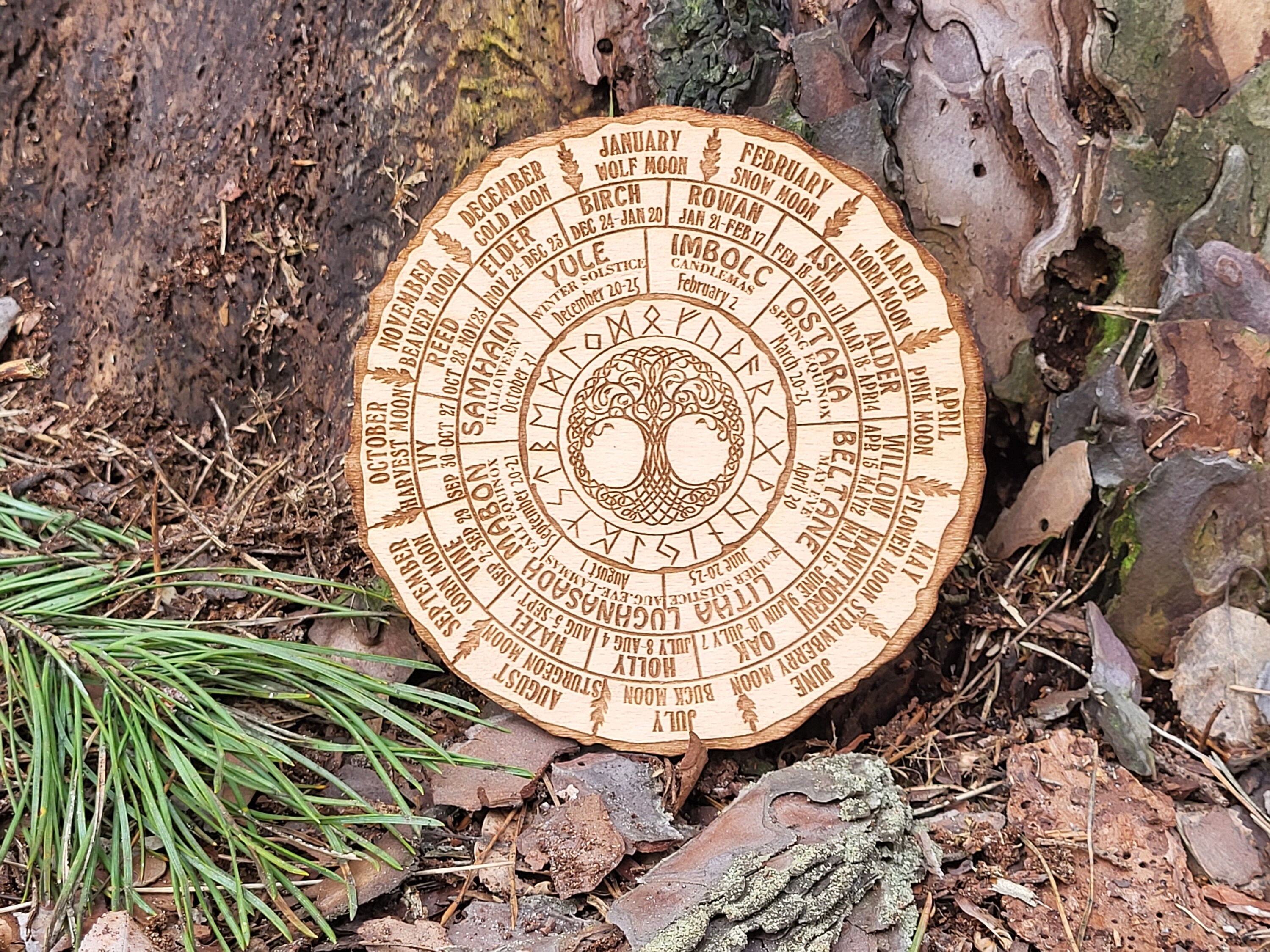 Wheel of the Year / Celtic Tree Calendar / Wheel of Life / Tree of Life ...