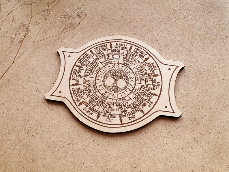 Wheel of the Year / Celtic Tree Calendar / Wheel of Life /tree of Life ...