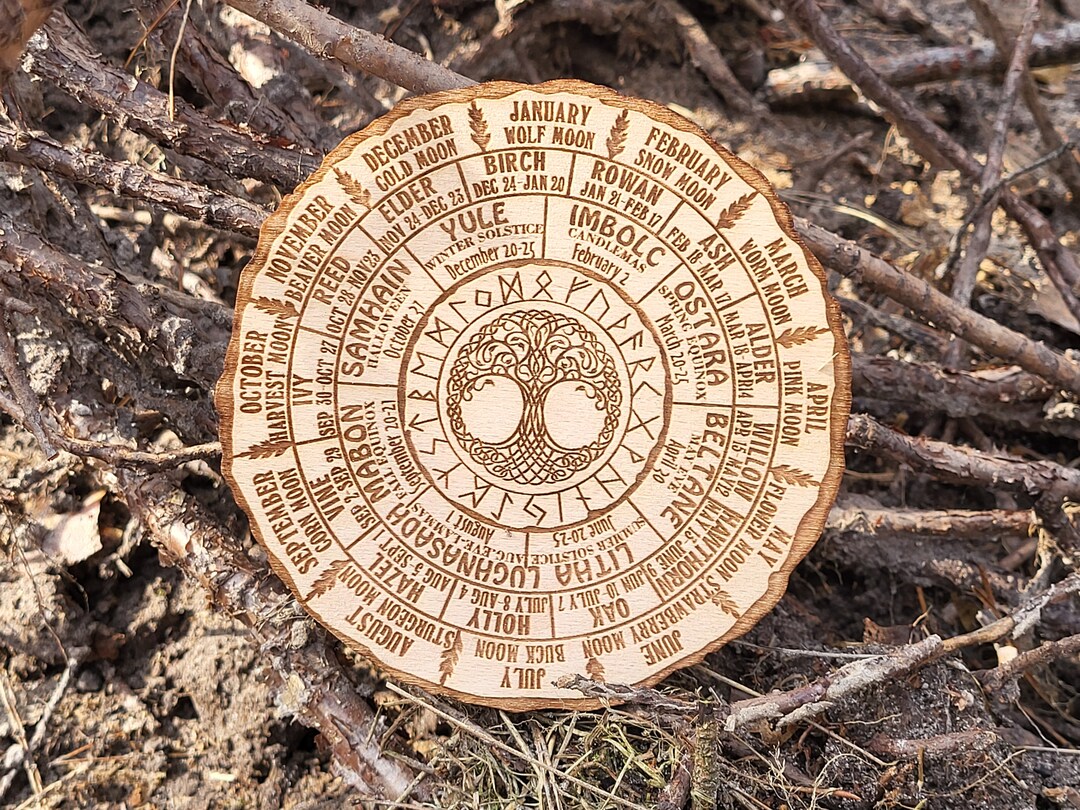 Buy Wheel of the Year / Celtic Tree Calendar / Wheel of Life / Tree of ...