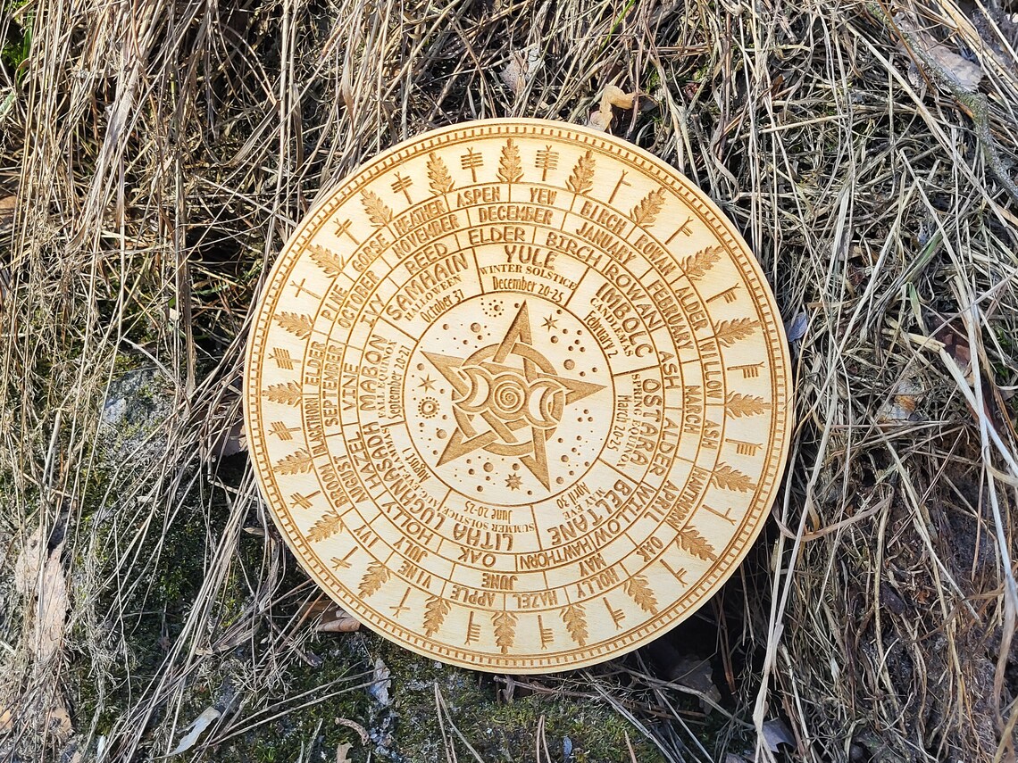 Pagan Calendar / Ogham Runes Calendar / Wheel of the Year / Tree ...