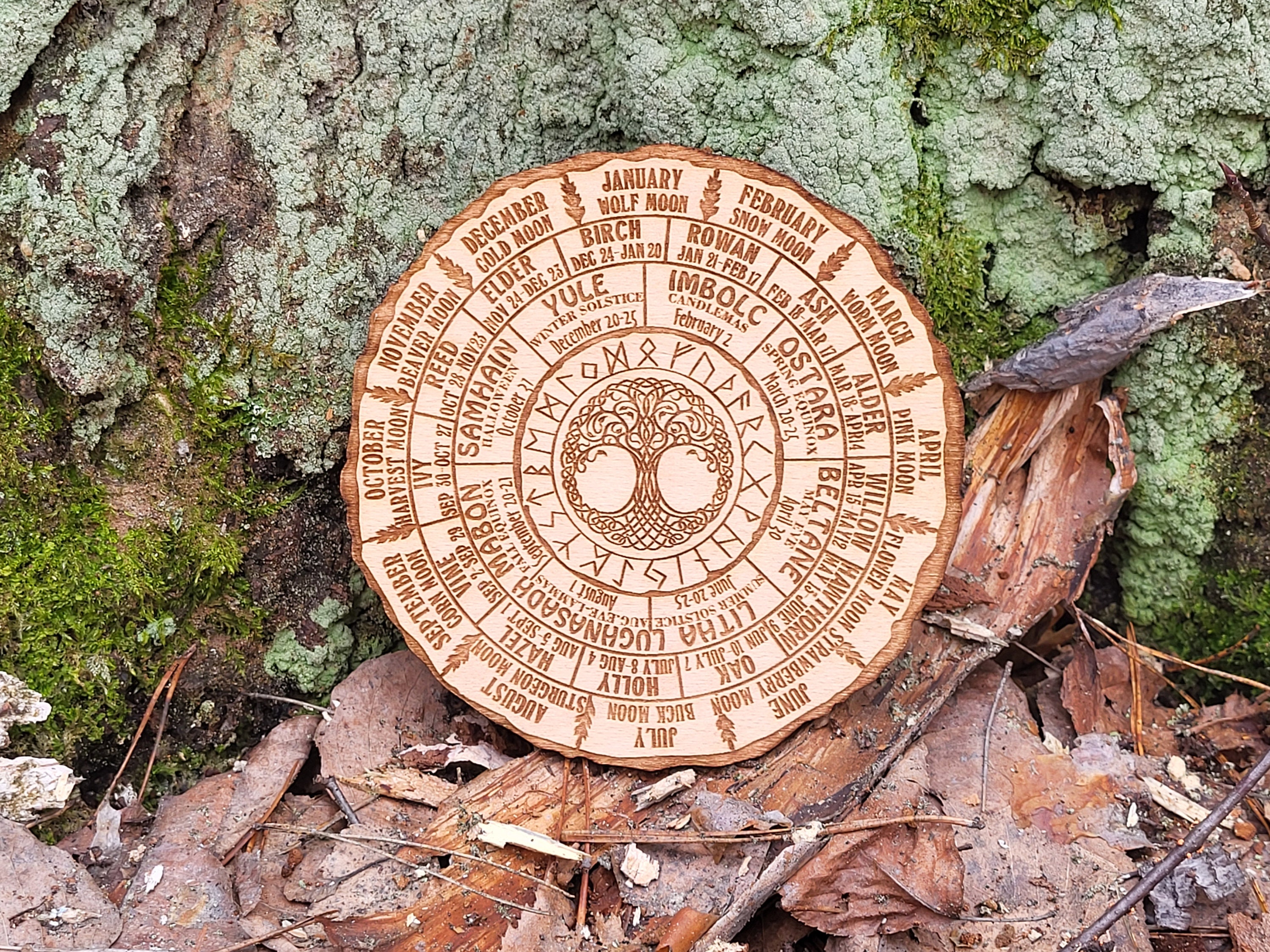 Wheel of the Year / Celtic Tree Calendar / Wheel of Life / Tree of Life ...