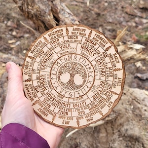 Wheel of the Year / Celtic Tree Calendar / Wheel of Life / Tree of Life ...