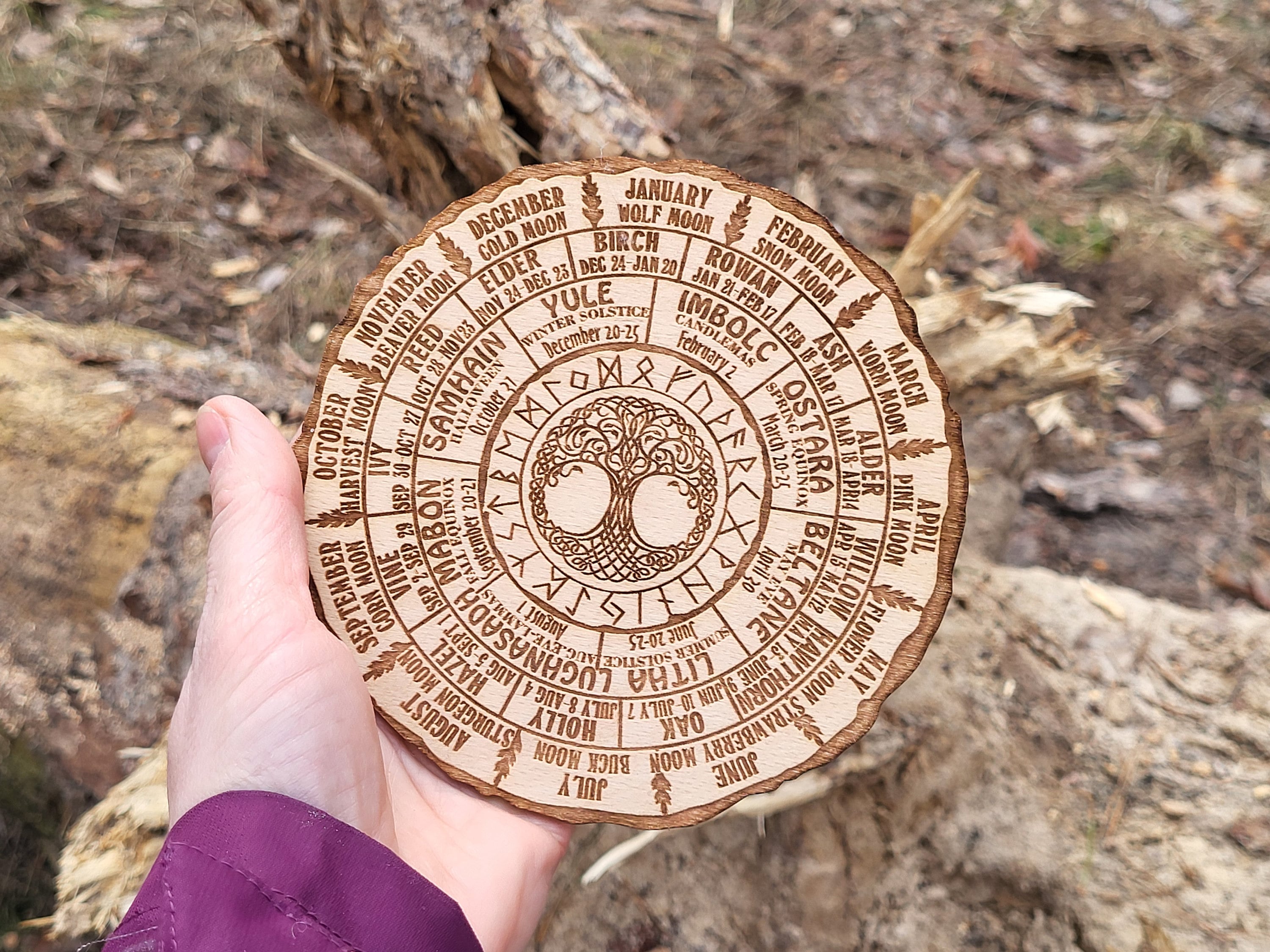 Wheel of the Year / Celtic Tree Calendar / Wheel of Life / Tree of Life ...