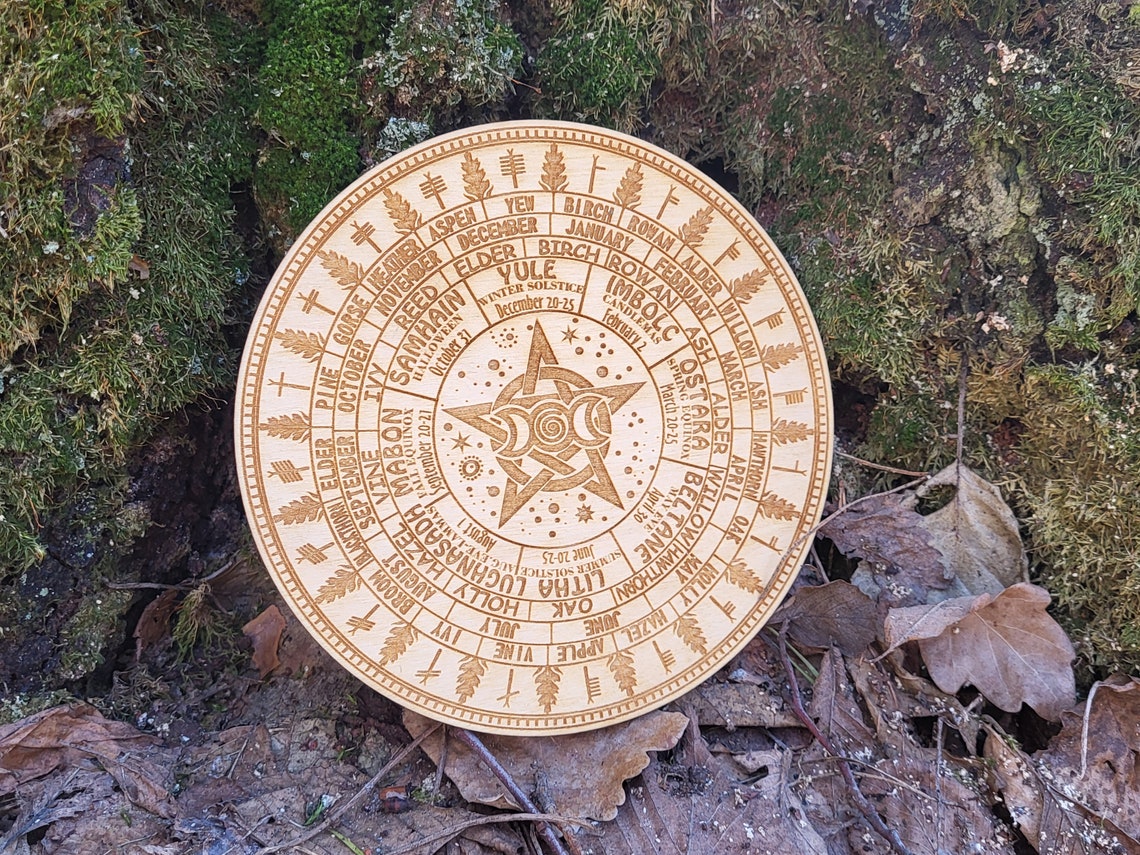 Pagan Calendar / Ogham Runes Calendar / Wheel of the Year / Tree ...