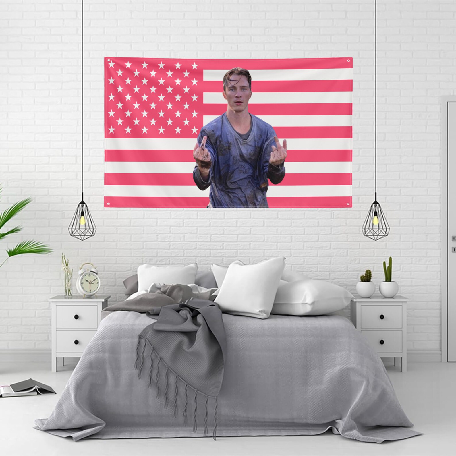 Rafe Cameron, Drew Starkey Photo Pink USA America Flag 3X5 Ft ...