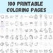 100 Printable Coloring Pages for Kids, Toddlers, Preschoolers, Coloring ...