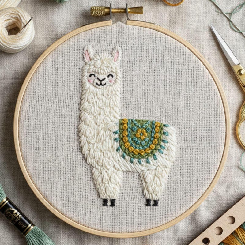 Llama in the Hoop - Etsy