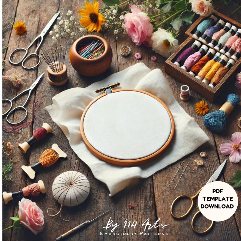 Tropical Paradise Embroidery Design: Palm Trees, Ocean Waves, and ...