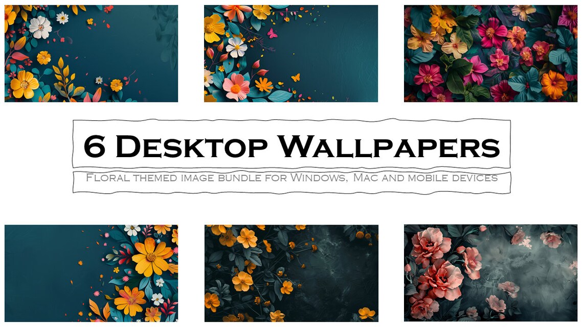 Floral Themed Desktop Wallpaper Pack Desktop Background Windows ...