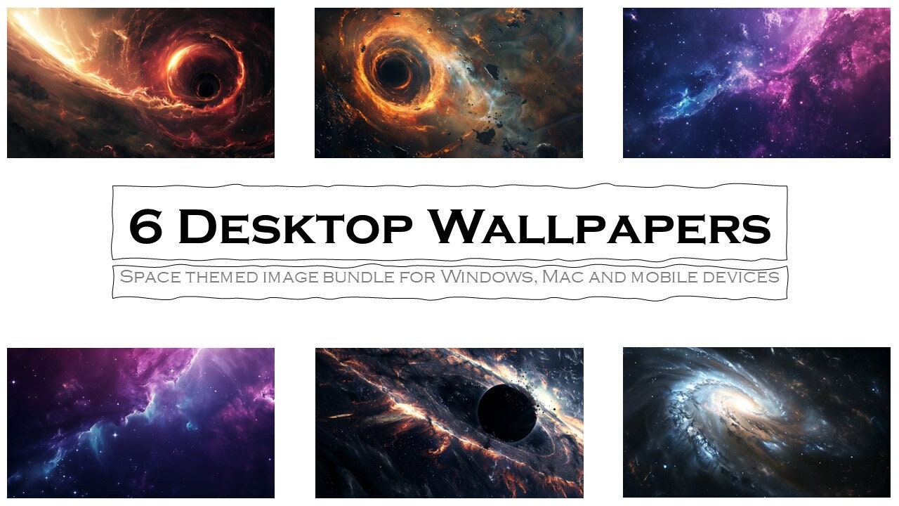 Space Themed Desktop Wallpaper Pack Desktop Background Windows ...