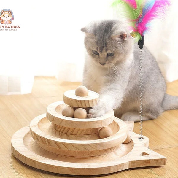 Wooden Cat Toys - Etsy